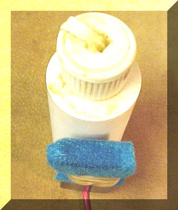 Blue Lightning Stencil Etch